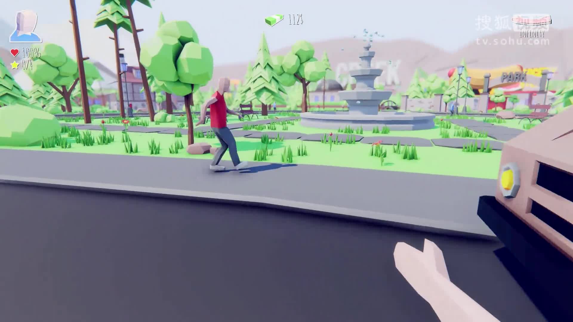 魔哒解说 模拟邻居游戏搞笑GTA5大闹卡通城市