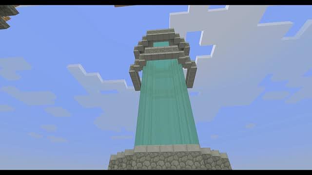 负豪渣★安逸菌★甜萝酱★我的世界天空工厂2科技空岛06鱿鱼塔...