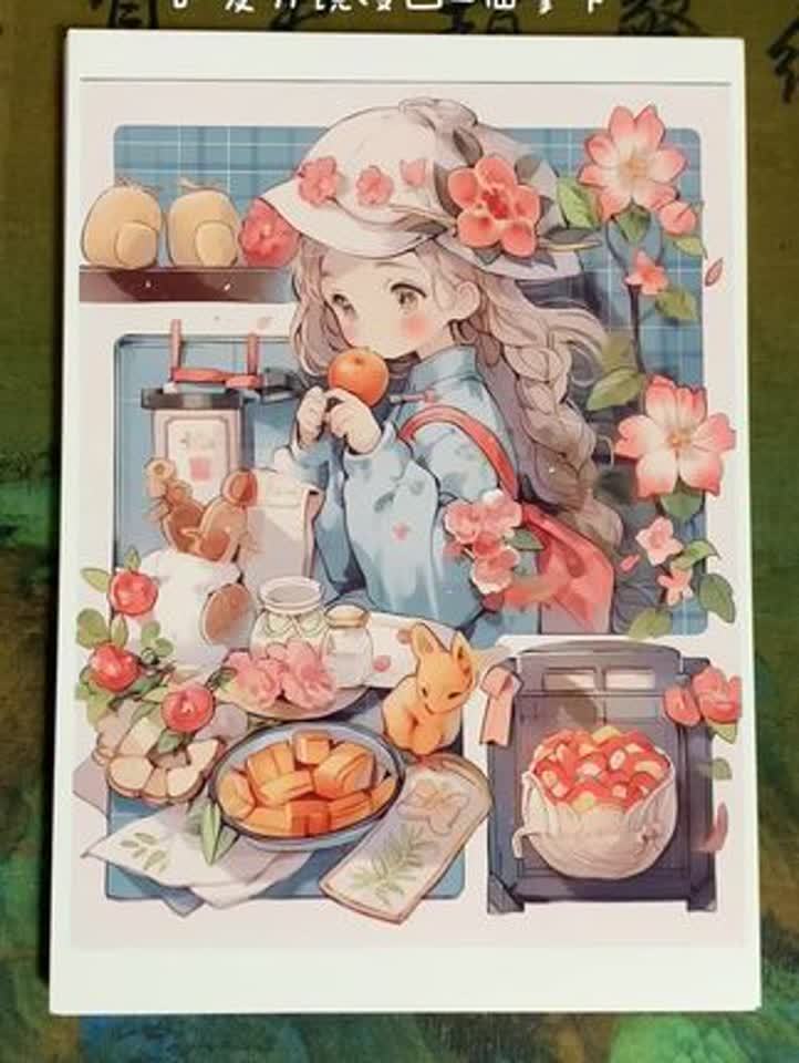 可爱分镜漫画2动漫人物临摹卡,30张A5加厚纸张,临摹素材;#漫画 #...