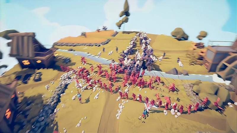 全面战争模拟器:古罗马军团挑战雷电法王一族。很是激烈哟