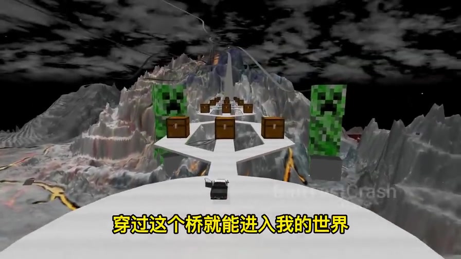 车祸模拟器:我的世界传送门挑战,参赛选手一个比一个惨!