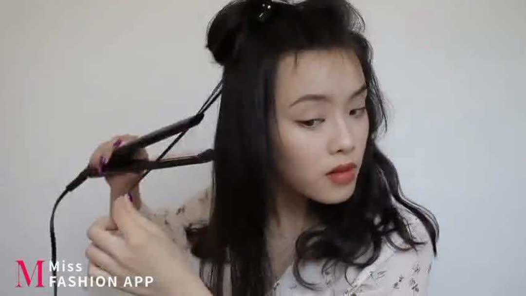 学会了如何使用卷发棒,从此Tony是路人