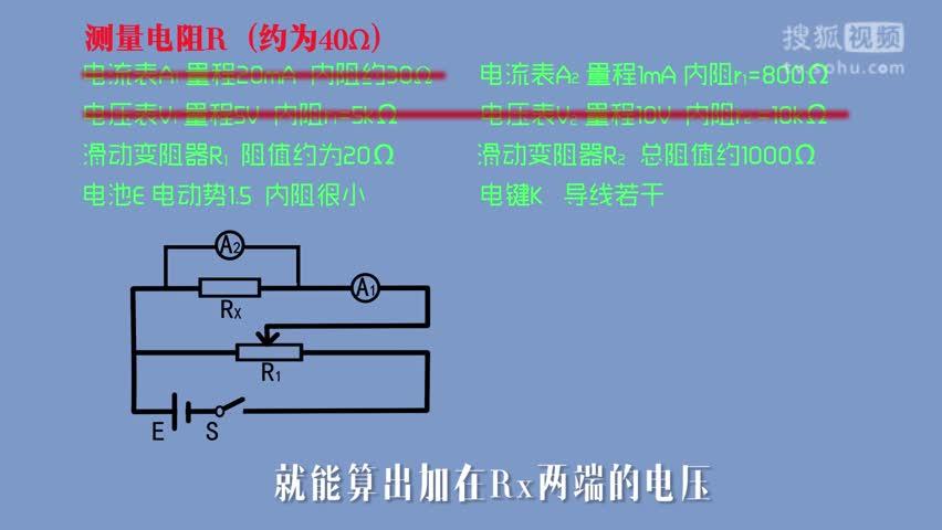【课后自习室】伏安法测电阻
