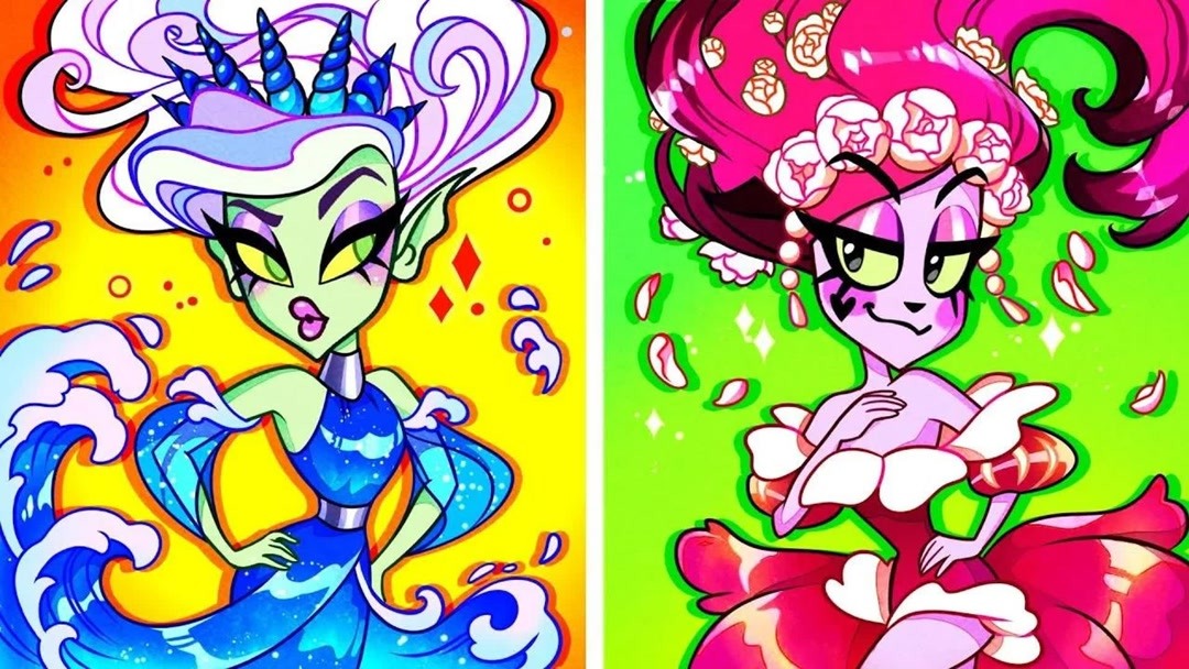 高中生动画:毕业晚会想出风头却撞衫,真是谁丑谁尴尬啊!