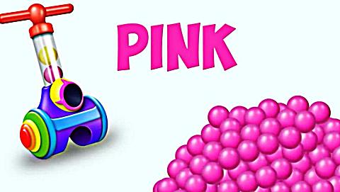3D动画, 泡泡机吐彩球学习颜色