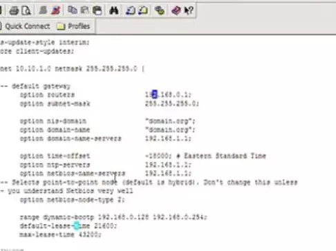 Linux服务器架设架设DHCP服务器.wmv