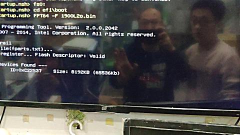 j1900主板uefi下BIOS刷来电开机2