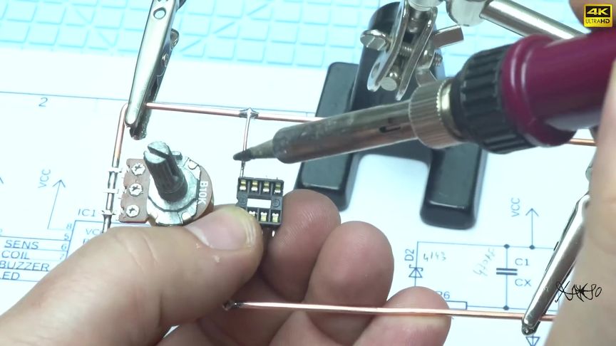 金属探测器制作方法,骨架PCB