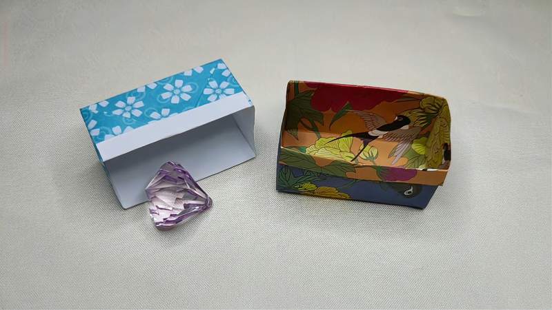 手工折纸简单好学的折纸收纳盒教程来了亲子手工课程折纸教程