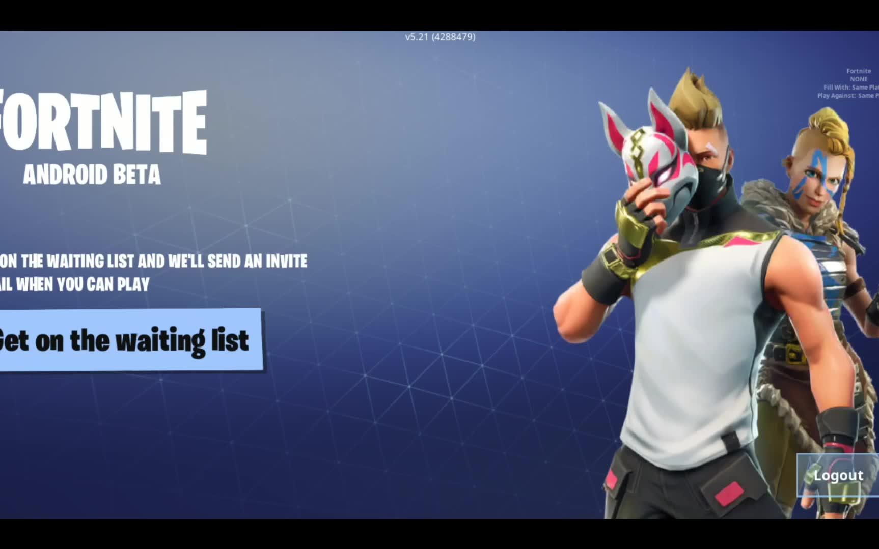 《堡垒之夜》安卓版国际服资格申请地址及游玩教程