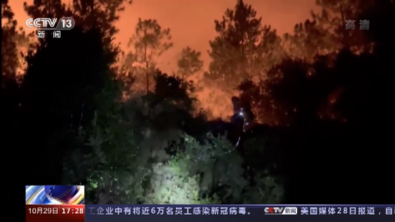 [新闻直播间]西藏林芝 全力扑救森林火灾 过火面积正在统计