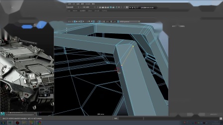 ....高模制作十七丨MAYA次世代装甲车完整制作流程丨MAYA高模+低模...