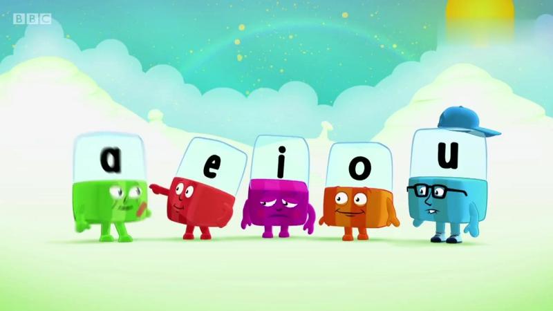 英国英语启蒙动画——字母积木自然拼读第一季第三集