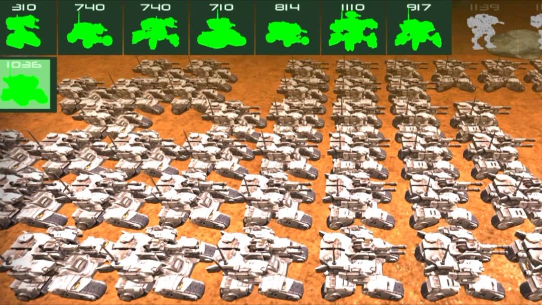 坦克战争模拟器:高达机甲战士登场,防御高伤害足通关很简单