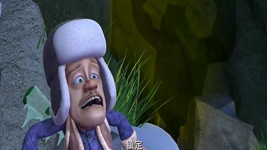 熊出没:熊大熊二慷慨救助光头强,众人欢歌笑语吃水果!