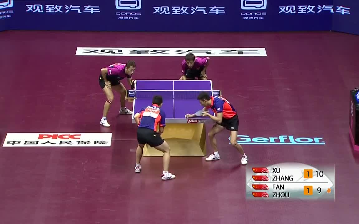 2015苏州乒乓球 张继科/许昕VS樊振东/周雨