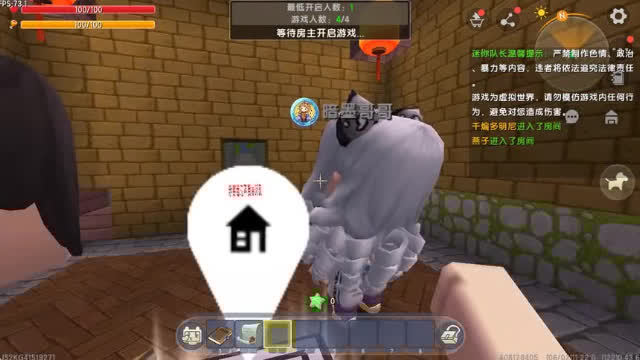 迷你世界跟着暗墨打僵尸,多米为逃命把暗墨关在停尸间