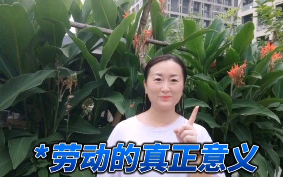 劳动的真正意义你们知道吗?