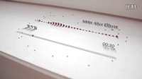 Adobe After Effects AE特效 3D镜头跟踪 音频频谱特效展示