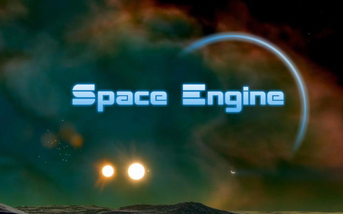 SpaceEngine宇宙模拟~拥有9颗大卫星的岩石行星