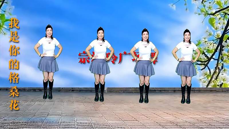广场舞正面演示《我是你的格桑花》