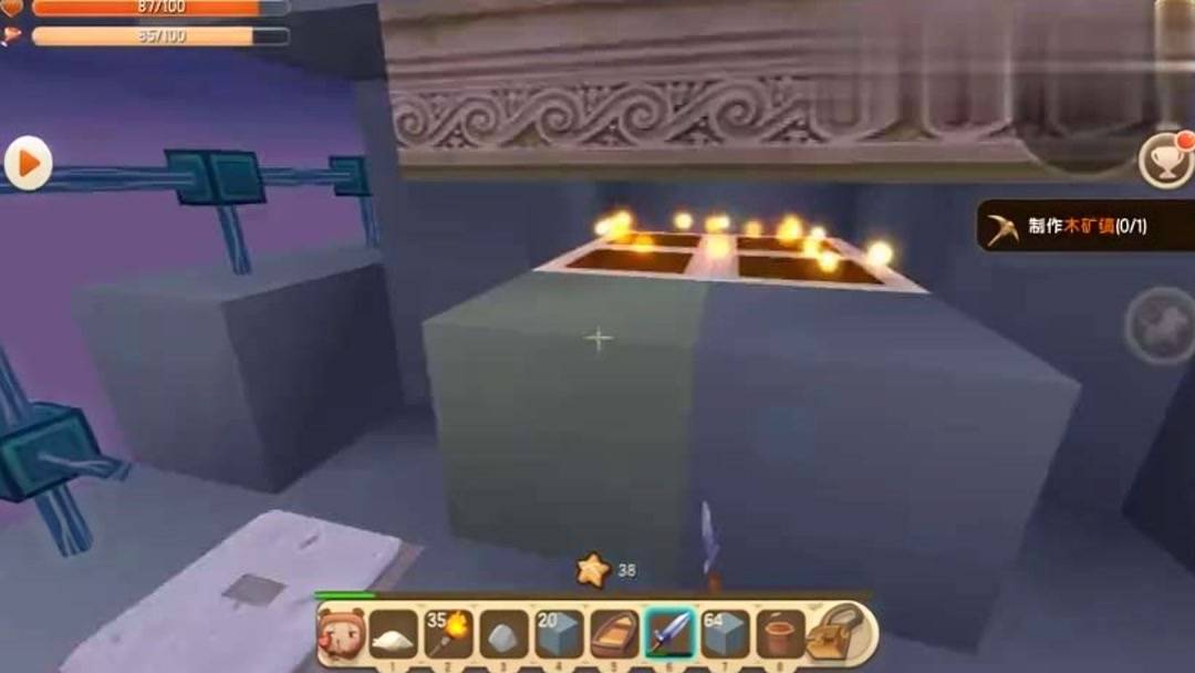 迷你世界:一夜999加星星不是梦,半仙测试5分钟刷怪塔掉多少