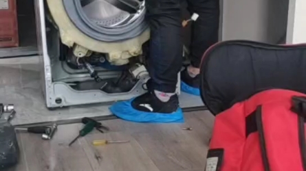 滚筒洗衣机拆洗