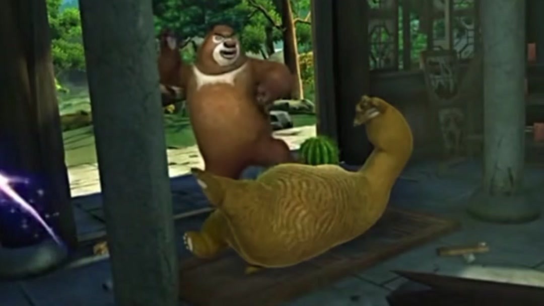 熊大的针灸治疗法坑哭熊二 游戏