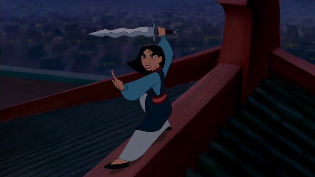 迪士尼电影《花木兰》,比国产动画片好太多了,改编的力度很大