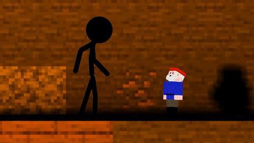 我的世界动画-火柴人在MC