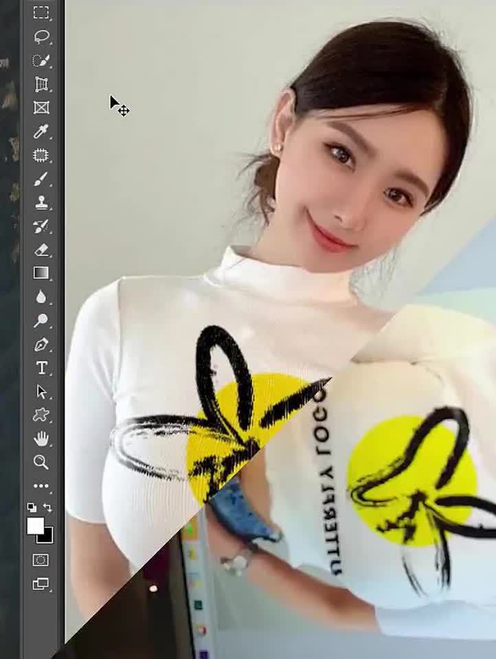 ps 教你轻松去掉衣服 PS教学