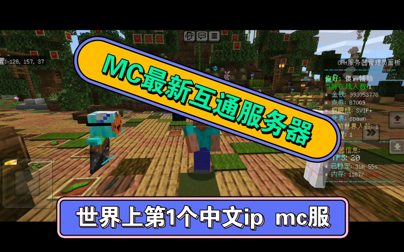 世界上第1个中文ip我的世界服务器!(养老院.fun)-OPH高版本多插件...