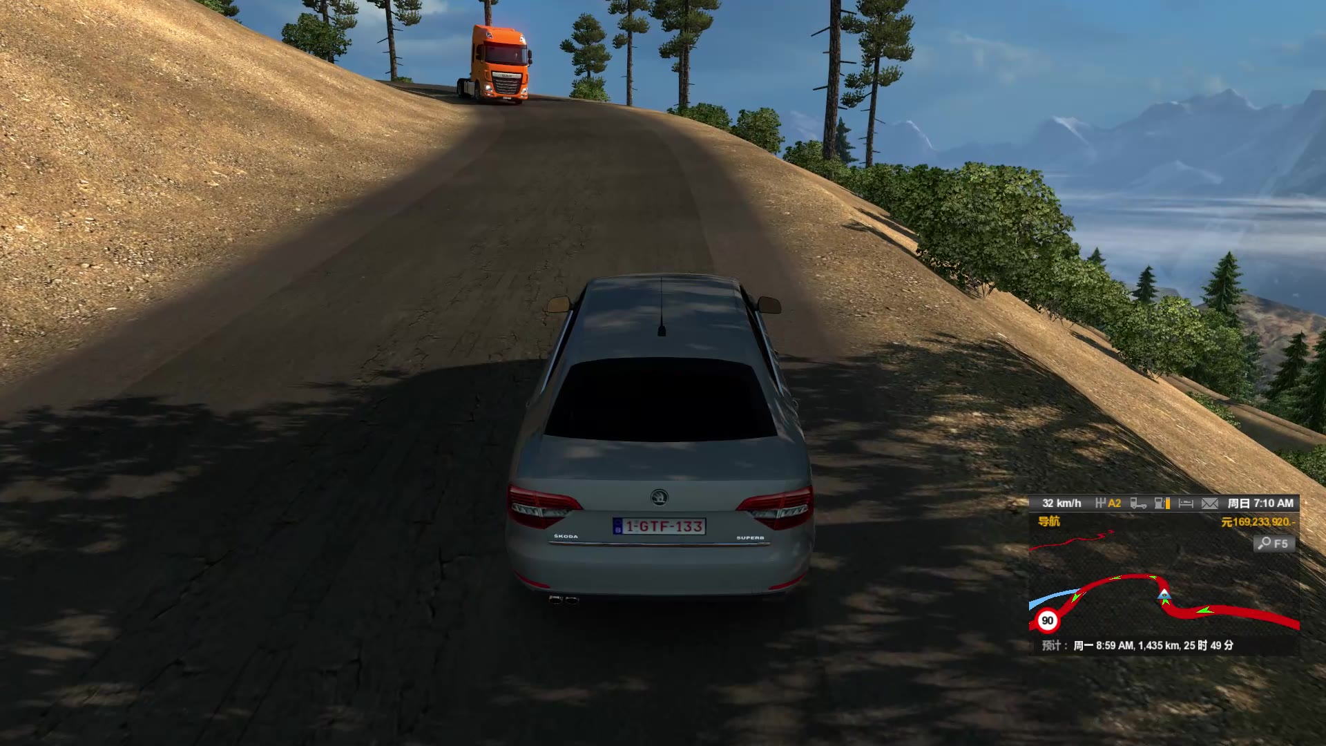 【欧洲卡车模拟2mod】CTS5大西南遨游中国1.30:自驾川藏线第5天:...