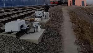 俄罗斯火车来中国了。