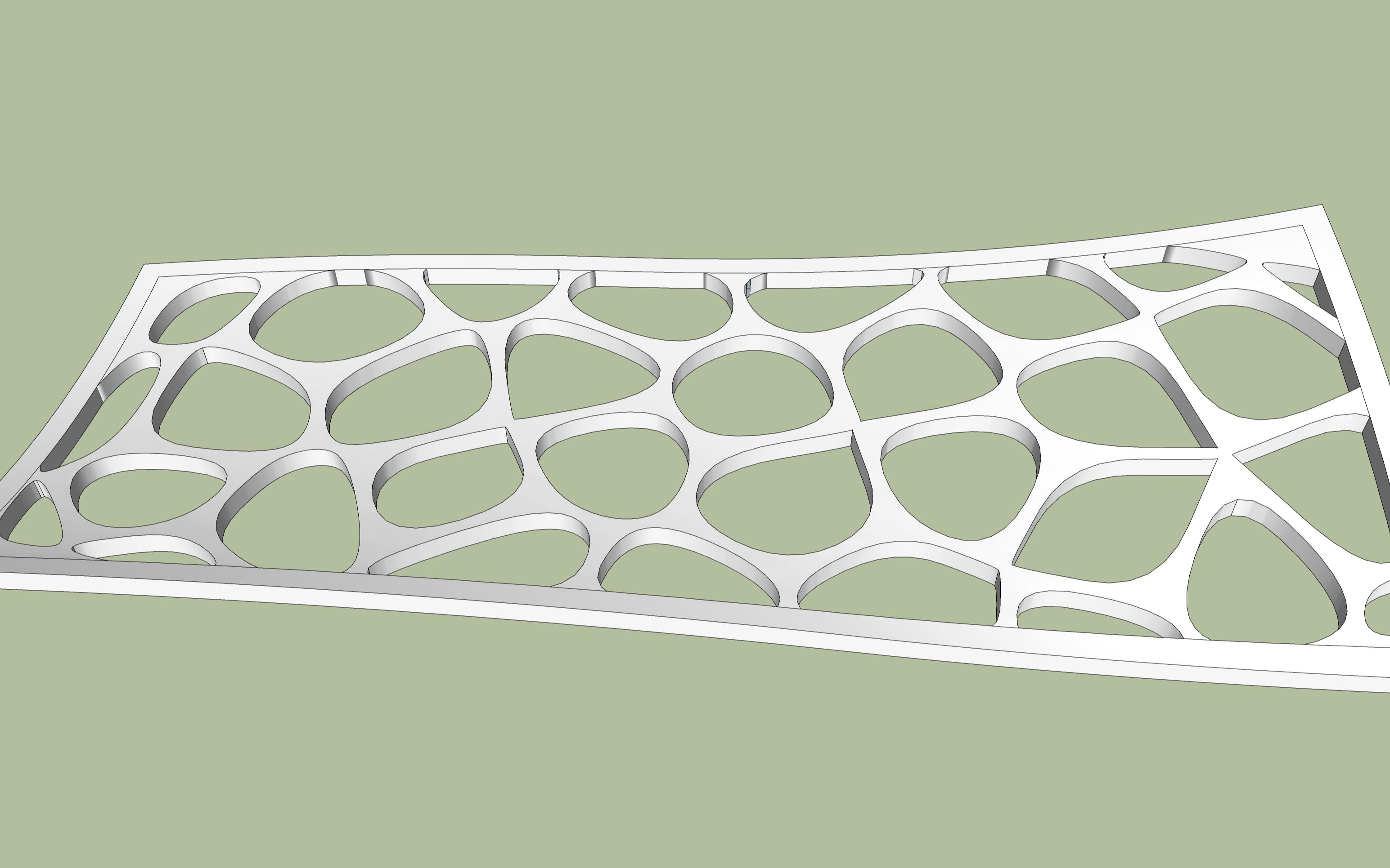 【SU技巧】SU异面镂空