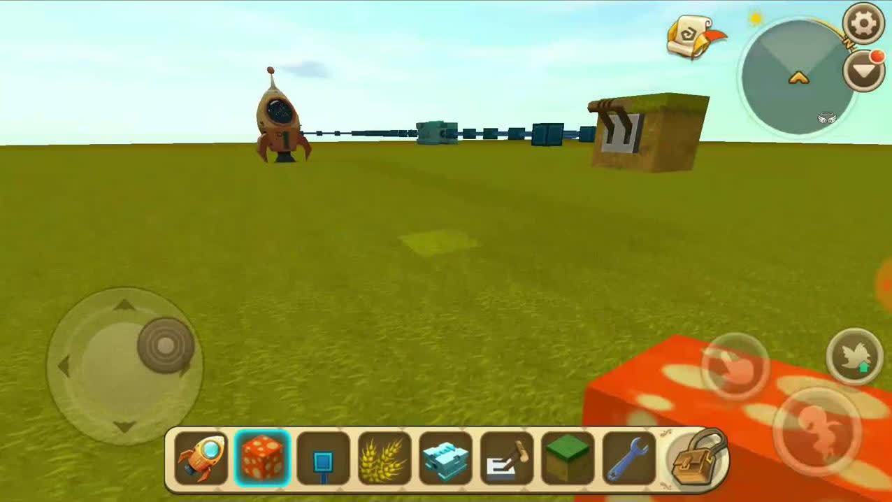 迷你世界 如何利用开关引爆小火箭