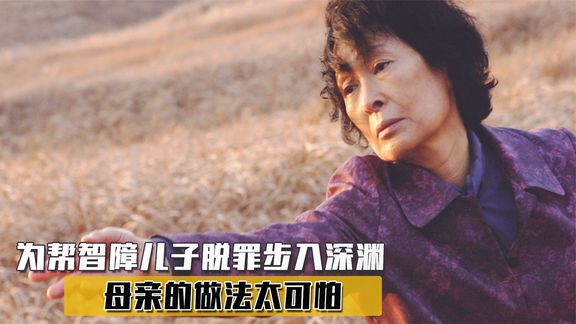 这样的母亲真可怕!为智障儿子脱罪杀害目击者,让人愤怒的电影!