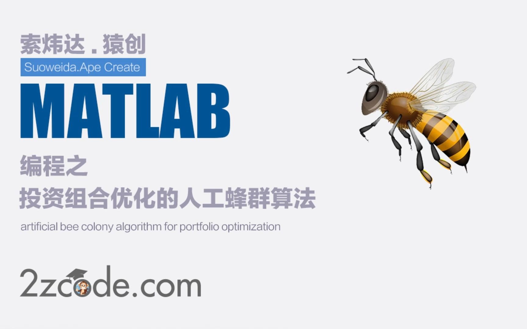 基于Matlab投资组合优化的人工蜂群算法