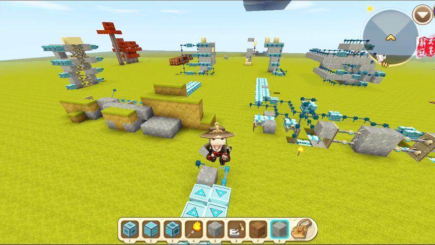 迷你世界电路教学 无痕隐藏门延迟开关与室内开关