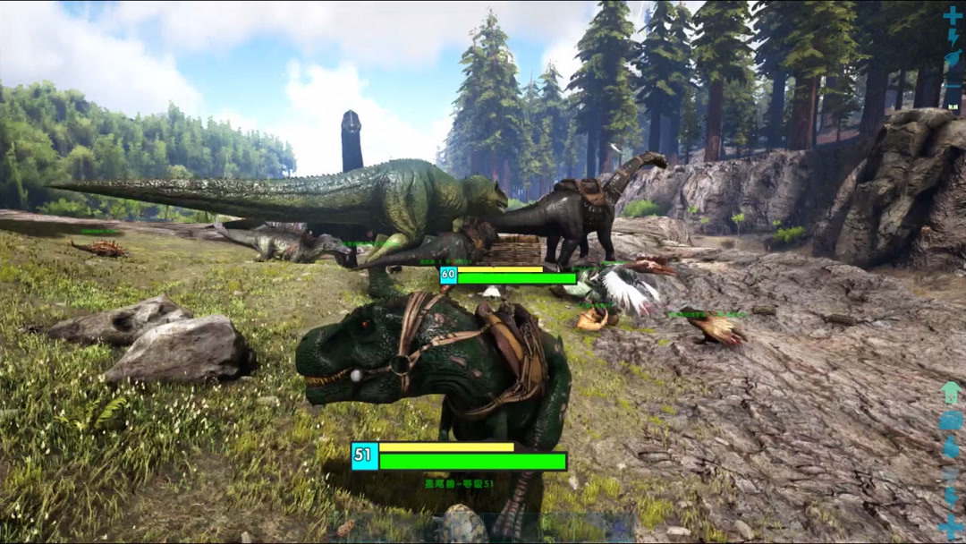 方舟进化生存-无敌的霸王龙与倒霉的大表哥