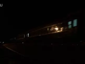 京沪线火车迷拍摄—T109次(北京—上海)青蛙跨越兖州站