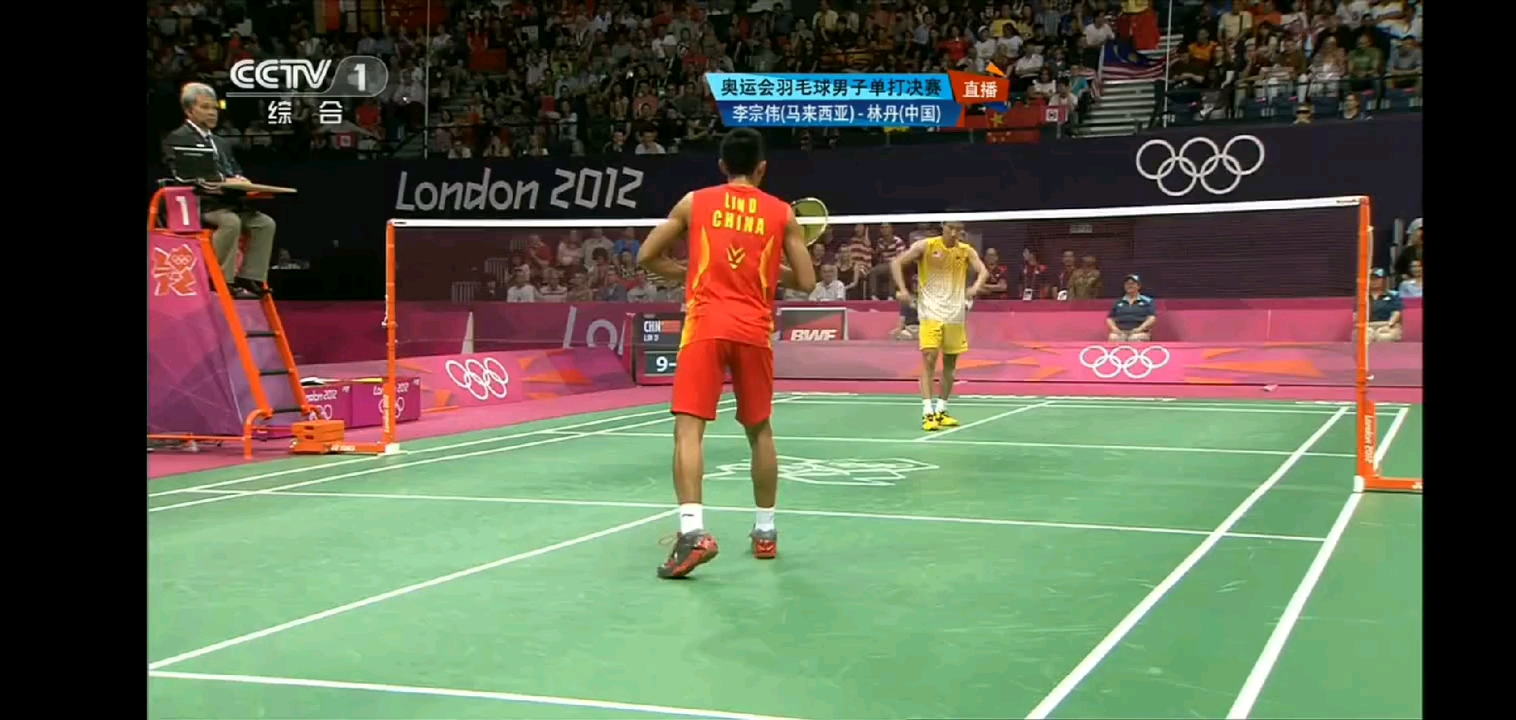 林丹vs李宗伟,伦敦奥运会决赛精彩一球!