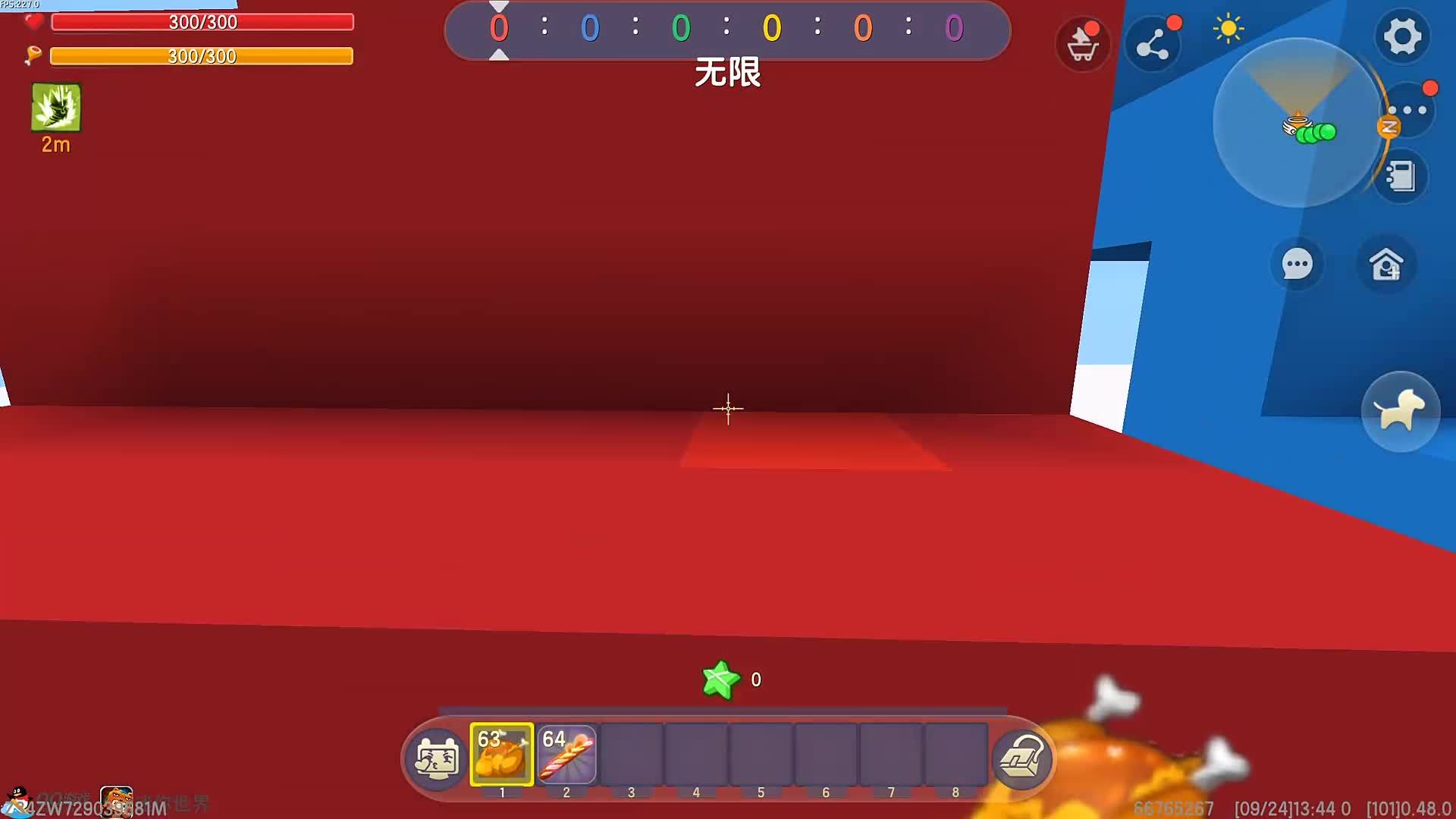 迷你世界:二段跳跑酷,江叔被妹子超越,重开三次变身熊孩子