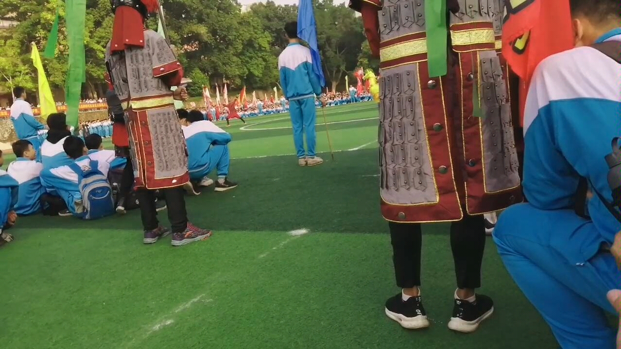 江口中学校运会开幕式表演