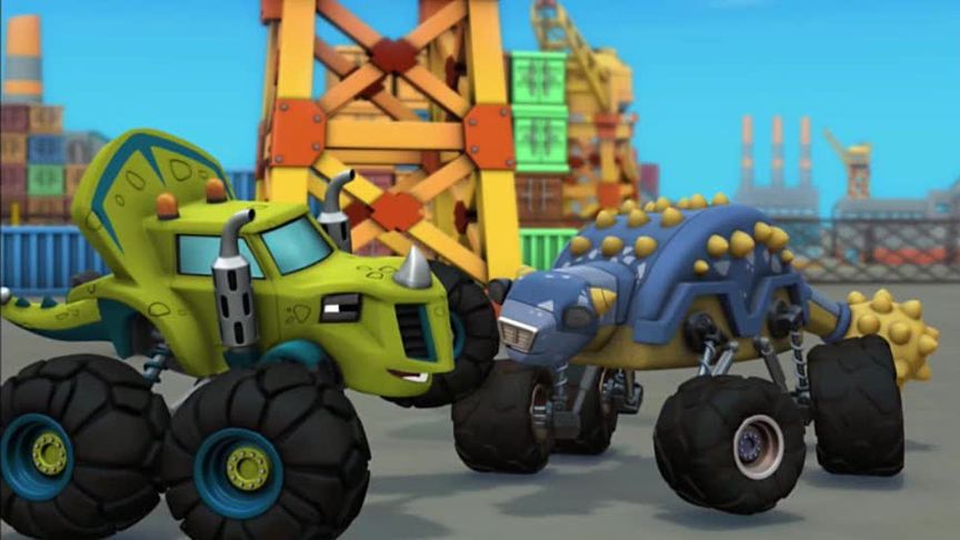 萨格救援高空中的三角箭龙,飚速使用连锁反应的起重器救援