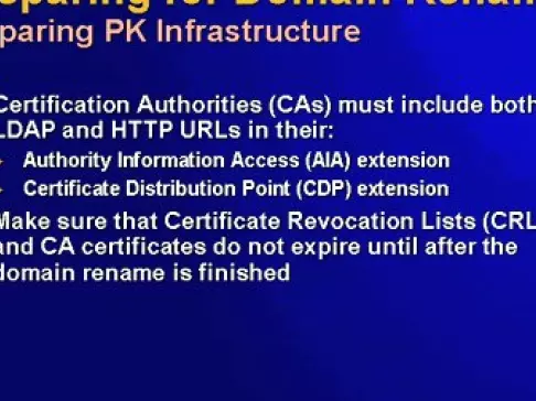 重构Windows server 2003的活动目录
