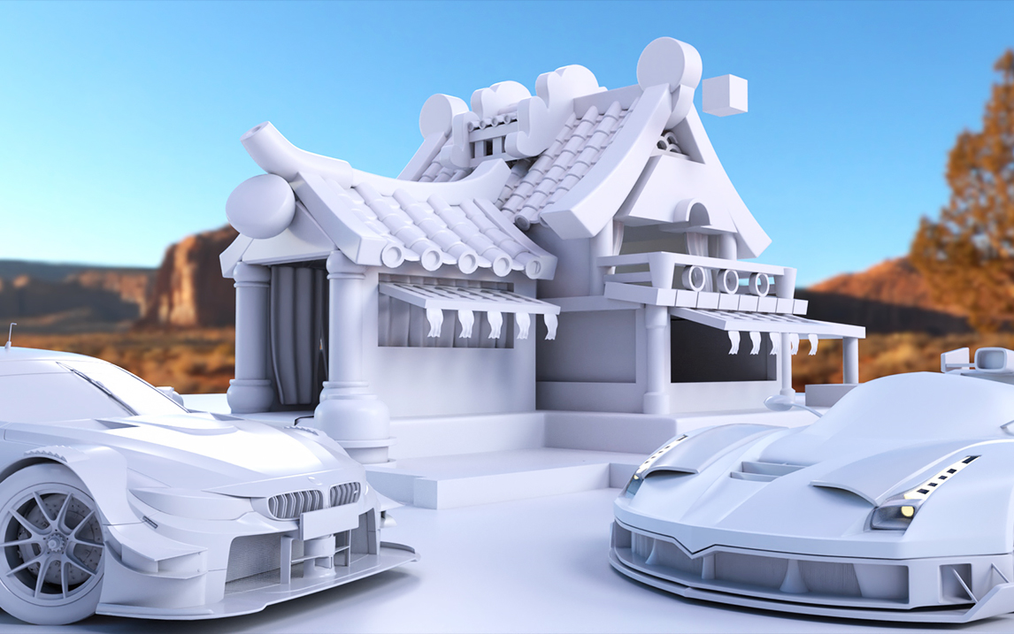 【Maya场景建模】用Maya教你制作次时代卡通场景模型制作