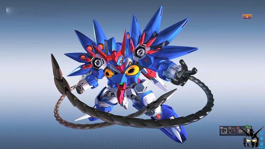 【中文】SD高达G世纪CR战斗动画-水瓶座高达(OZ-14MS)