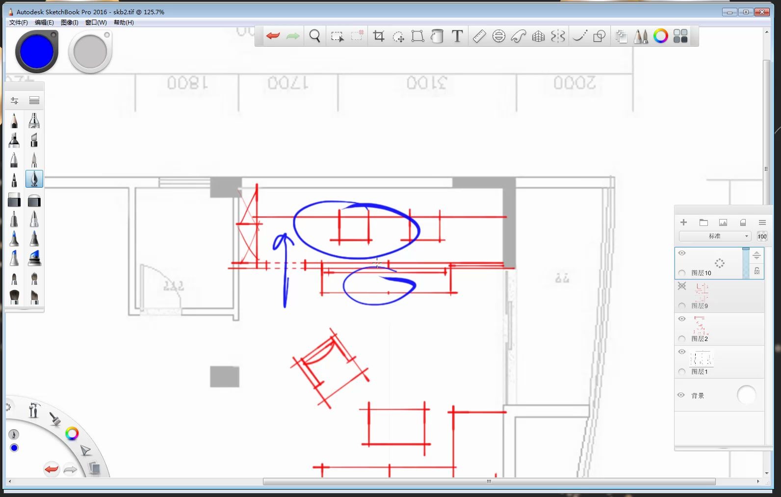 【室内设计】CAD室内设计,平面户型优化教程