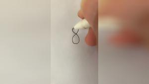 在8的基础上画出一直老虎,很简单的简笔画!